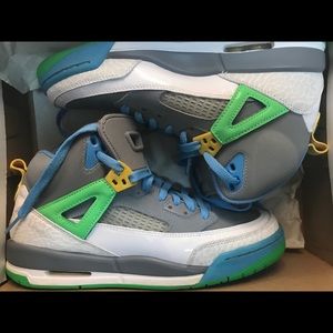 Jordan | Shoes | Jordan 35 Spizike Retro Greenbluedark Gray | Poshmark